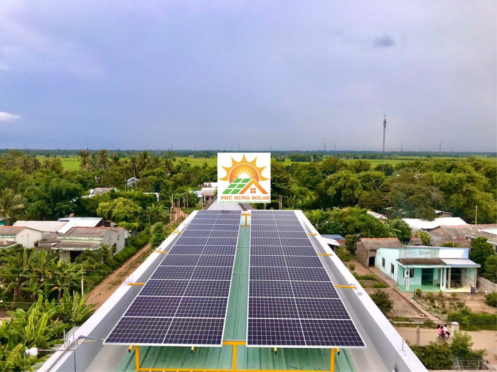 Điện năng lượng mặt trời hòa lưới 5.5KW - Phú Hưng Solar
